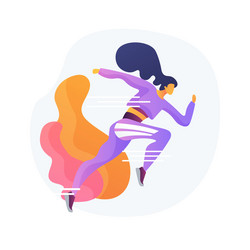 Marathon abstract concept Royalty Free Vector Image