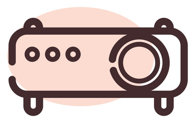 Education projector on a white background Vector Image