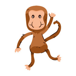Jumping Monkey Vector Images (over 1,300)