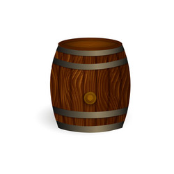 A barrel Royalty Free Vector Image - VectorStock