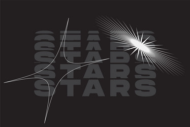 Universal basic star shapes set Royalty Free Vector Image