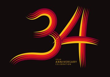 34 Years Vector Images (over 440)