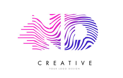 Handwritten nd n d letter logo with sparkling Vector Image