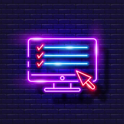 Online learning e-learning education icon Vector Image