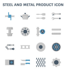 Metal product icon Royalty Free Vector Image - VectorStock