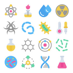 Science lab tools set Royalty Free Vector Image