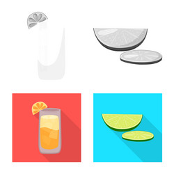 Cafe and latin sign set Royalty Free Vector Image