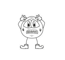 Panic Emoticon Vector Images (over 930)