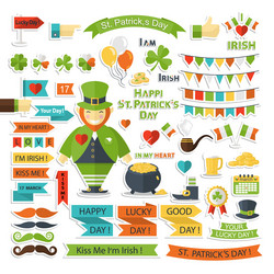 St patricks day set Royalty Free Vector Image - VectorStock