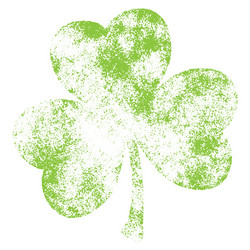 Three leaf clover neon sign Royalty Free Vector Image