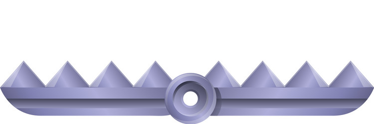 Hunter trap icon cartoon style Royalty Free Vector Image