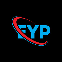 Eyp logo letter design Royalty Free Vector Image