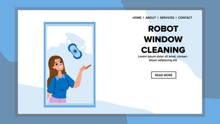 Service window cleaning Royalty Free Vector Image