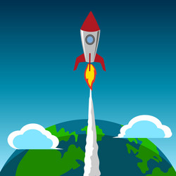 Rocket Lift Off Vector Images (over 110)