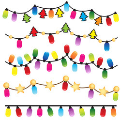 String of Christmas Lights Cartoon Vector Images (over 1,000)