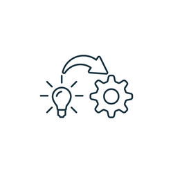 Consensus mechanism icon monochrome simple sign Vector Image