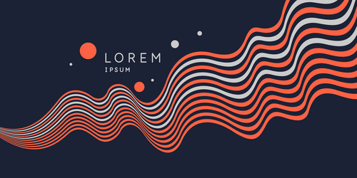 Rectangular frame on dynamic colorful background Vector Image