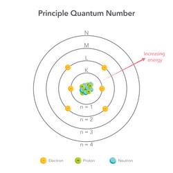Quantum numbers Royalty Free Vector Image - VectorStock