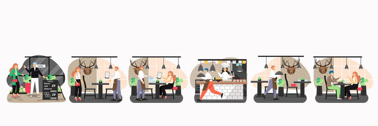 Restaurant Scene Vector Images (over 2,500)