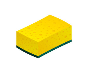 Scouring pads spong for housework cleaning Vector Image