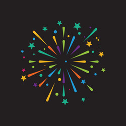 Firework icon Royalty Free Vector Image - VectorStock