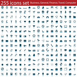 Icon set twelve Royalty Free Vector Image - VectorStock
