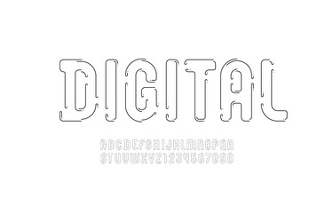 Thin Numbers Vector Images (over 15,000)