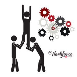 Workforce design Royalty Free Vector Image - VectorStock