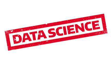 Data science rubber stamp Royalty Free Vector Image