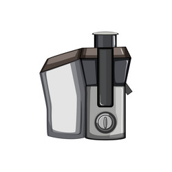 Machine juicer kitchen cartoon Royalty Free Vector Image