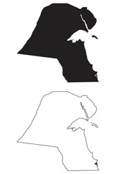 Kuwait Map Outline Vector Images (over 380)