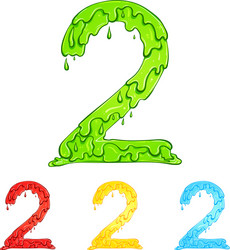 Slime Numbers Vector Images (over 130)
