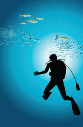 Scuba Diver Vector Images (over 19,000)