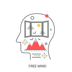 Sports mind sticker Royalty Free Vector Image - VectorStock