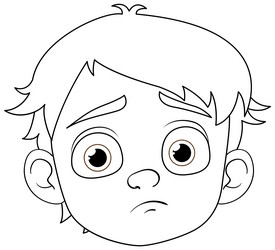 Boy Face Outline Vector Images (over 9,700)