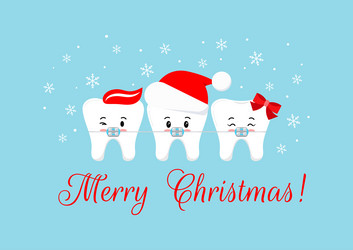 Cute tooth hygiene smiling happy teeth mascots Vector Image