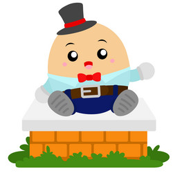 Humpty dumpty classic story Royalty Free Vector Image