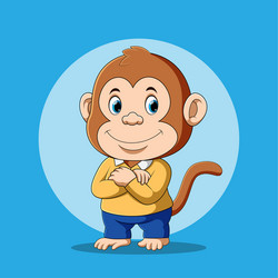 Smart Monkey Cartoon Vector Images (over 540)
