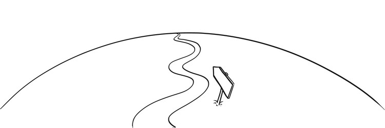 Winding Path Drawing