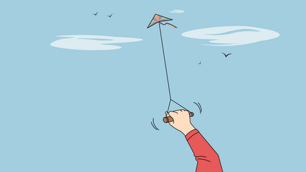 Happy kids have fun throwing paper planes Vector Image