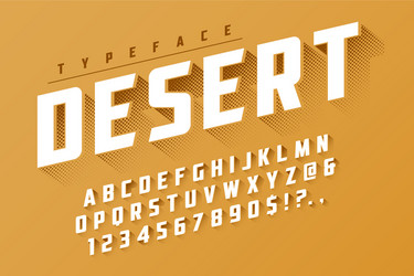 Reggae condensed display font popart design Vector Image