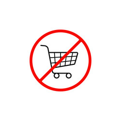 No Shopping Cart Allowed Vector Images (over 310)