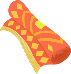 Cartoon rug Royalty Free Vector Image - VectorStock