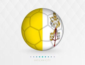 Collection football ball with the vatican city Vector Image