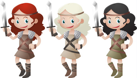 Female Warriors Vector Images (over 5,700)