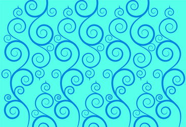 Abstract circles spiral pattern blue and white Vector Image
