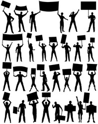Protesters Vector Images (over 55,000)