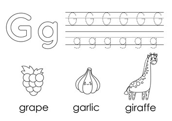 Tracing letters english alphabet writing Vector Image