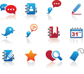 Happy family icons symbols collection Royalty Free Vector