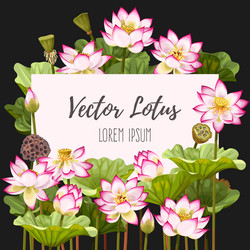 Lotus Flower Invitation Card Vector Images (over 1,500)